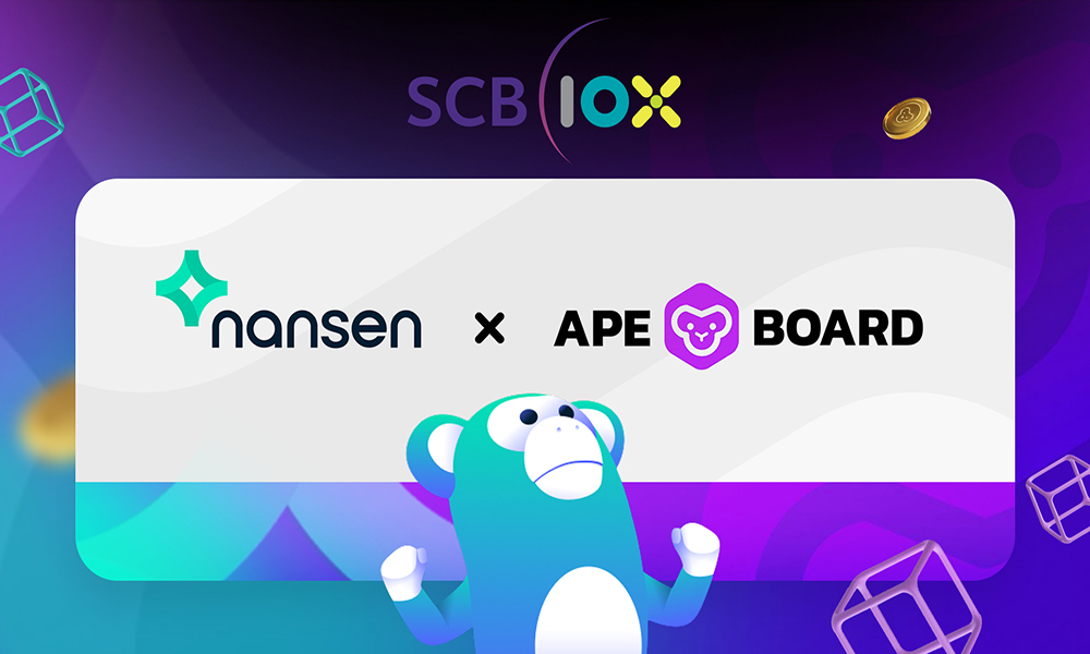 SCB 10X-Nansen-Ape Board ก้าวสู่สุดยอดแพลตฟอร์มวิเคราะห์ข้อมูลจากแอปฯ ด้วยบล็อกเชน