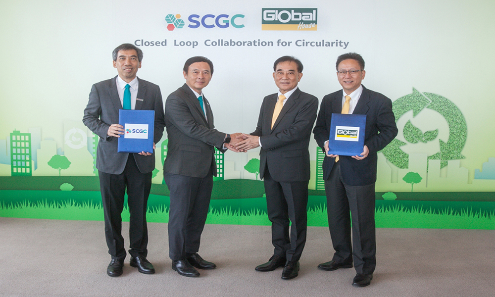 SCGC จับมือ Global House เดินหน้ารีไซเคิลแบบ Closed Loop อย่างเป็นรูปธรรม