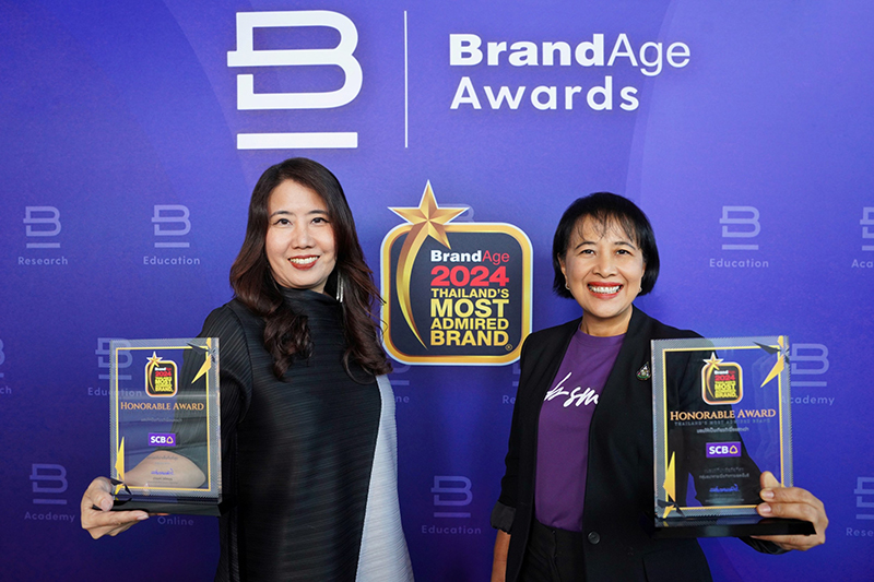 ไทยพาณิชย์ครองใจผู้บริโภคต่อเนื่อง รับ 3 รางวัล จากเวที BrandAge Awards 2024