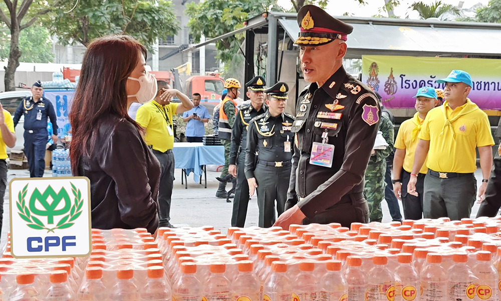 ซีพี ร้อยเรียงความดี โดย ซีพีเอฟ ระดมความช่วยเหลือผู้ประสบภัยแผ่นดินไหว ต่อเนื่อง