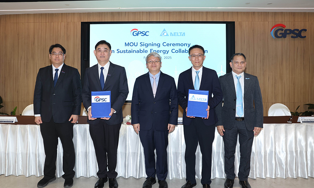 GPSC–เดลต้า ประเทศไทย ร่วมศึกษาโซลูชันพลังงานหมุนเวียน ชูนวัตกรรมพลังงานสะอาด