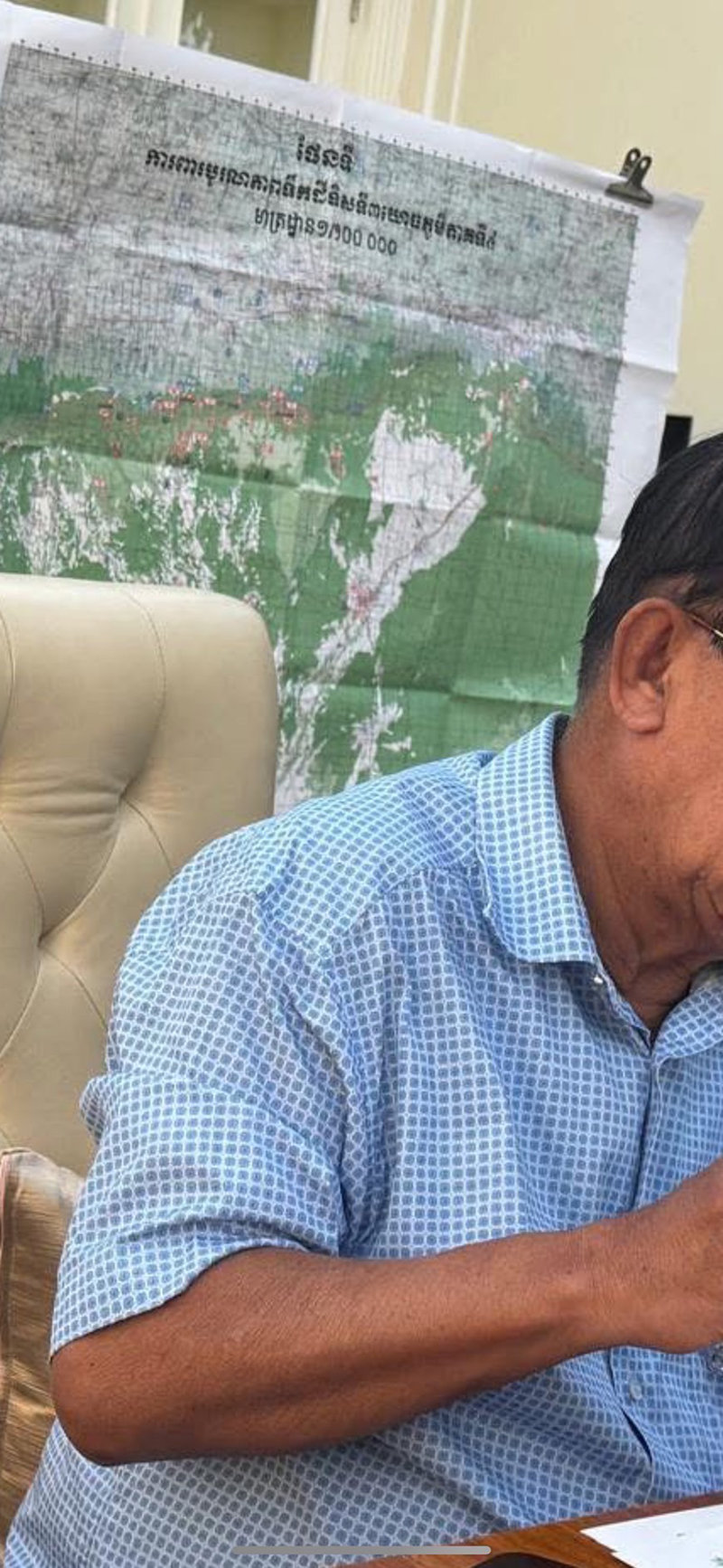 ยกเลิก MOU 2543 เสียเถอะ ! เผยฮุนเซนส่องแผนที่ 1 : 200,000 ฉบับรีเมคช่วงต้นทศวรรษ 1950