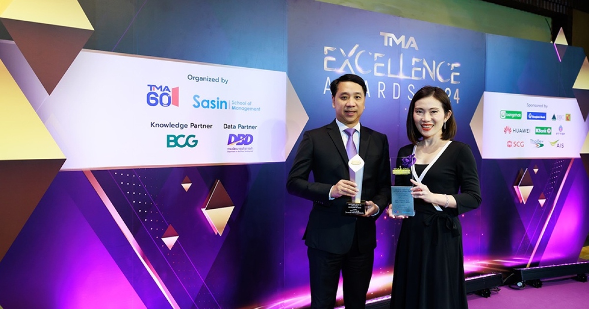 ธนาคารไทยพาณิชย์ คว้า 2 รางวัล จากเวที TMA Excellence Awards 2024